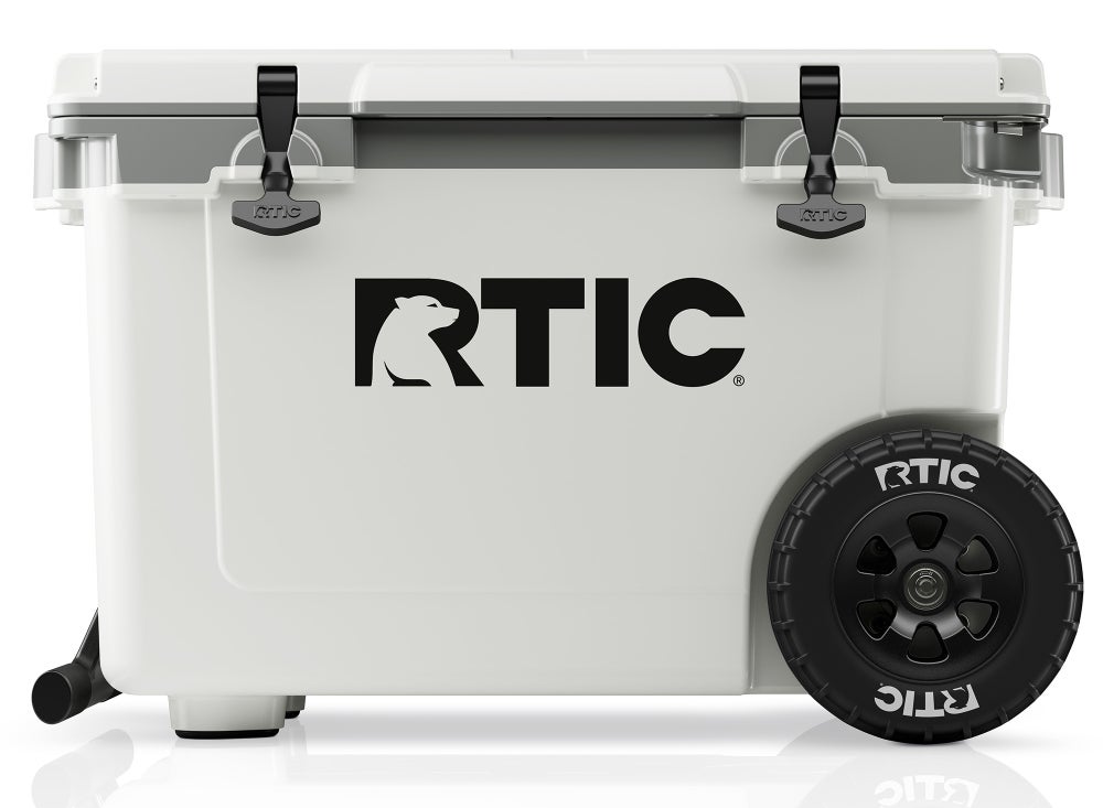 Hielera RTIC 52 QT | 78 Latas Ultra-Light Hard Cooler con Ruedas — RTIC ...